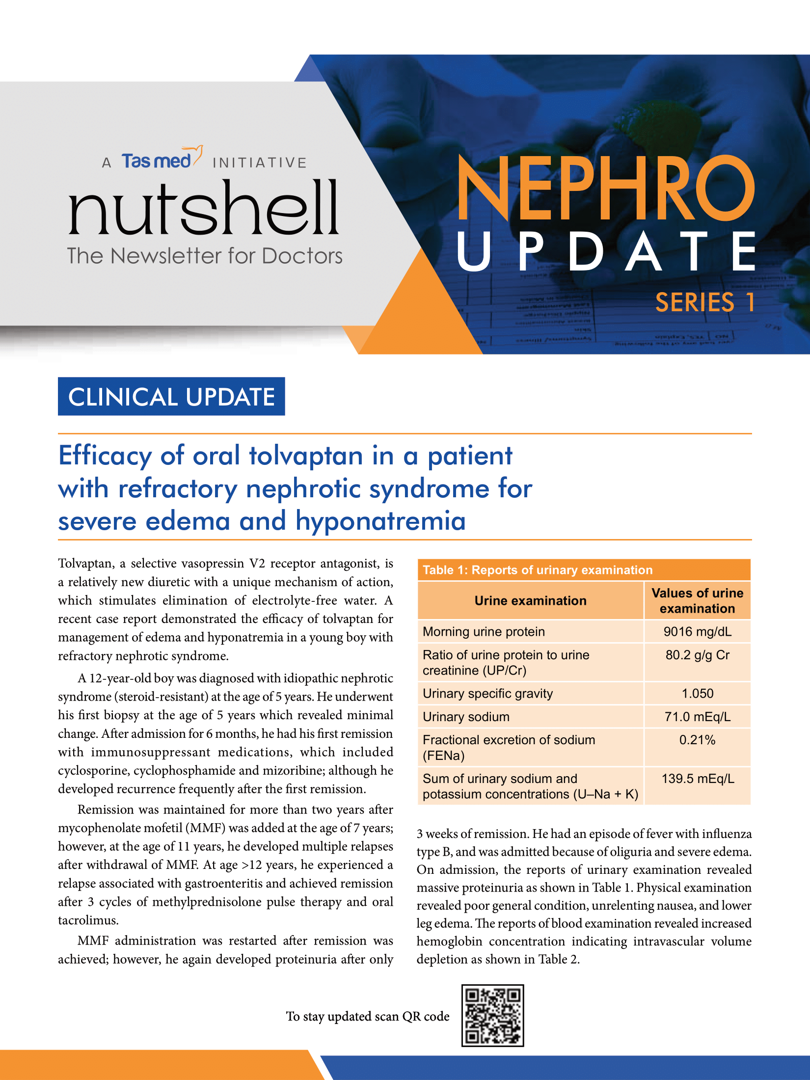 Nephro Nutshell Issue 1 - Tasmed